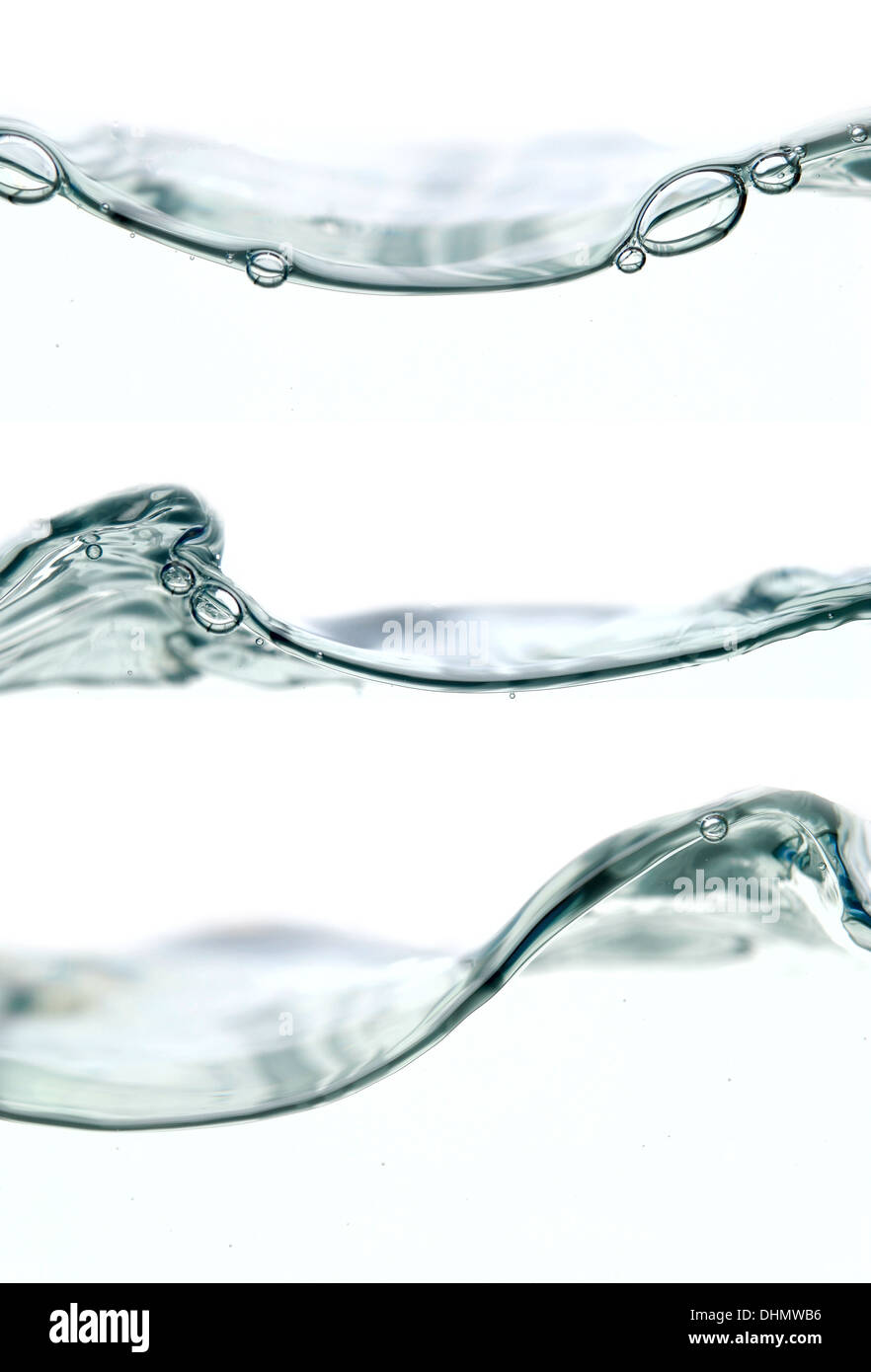 wave and bubbles Stock Photo - Alamy