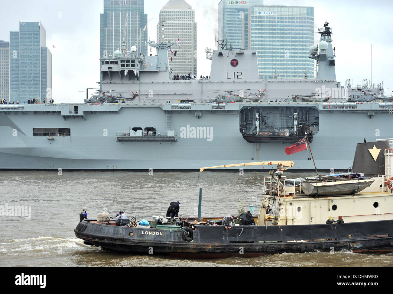 A police team boards a civilian ship that comes near the Royal Navy's ...