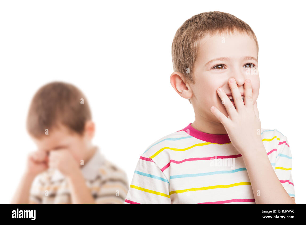 Sibling rivalry children hi-res stock photography and images - Alamy