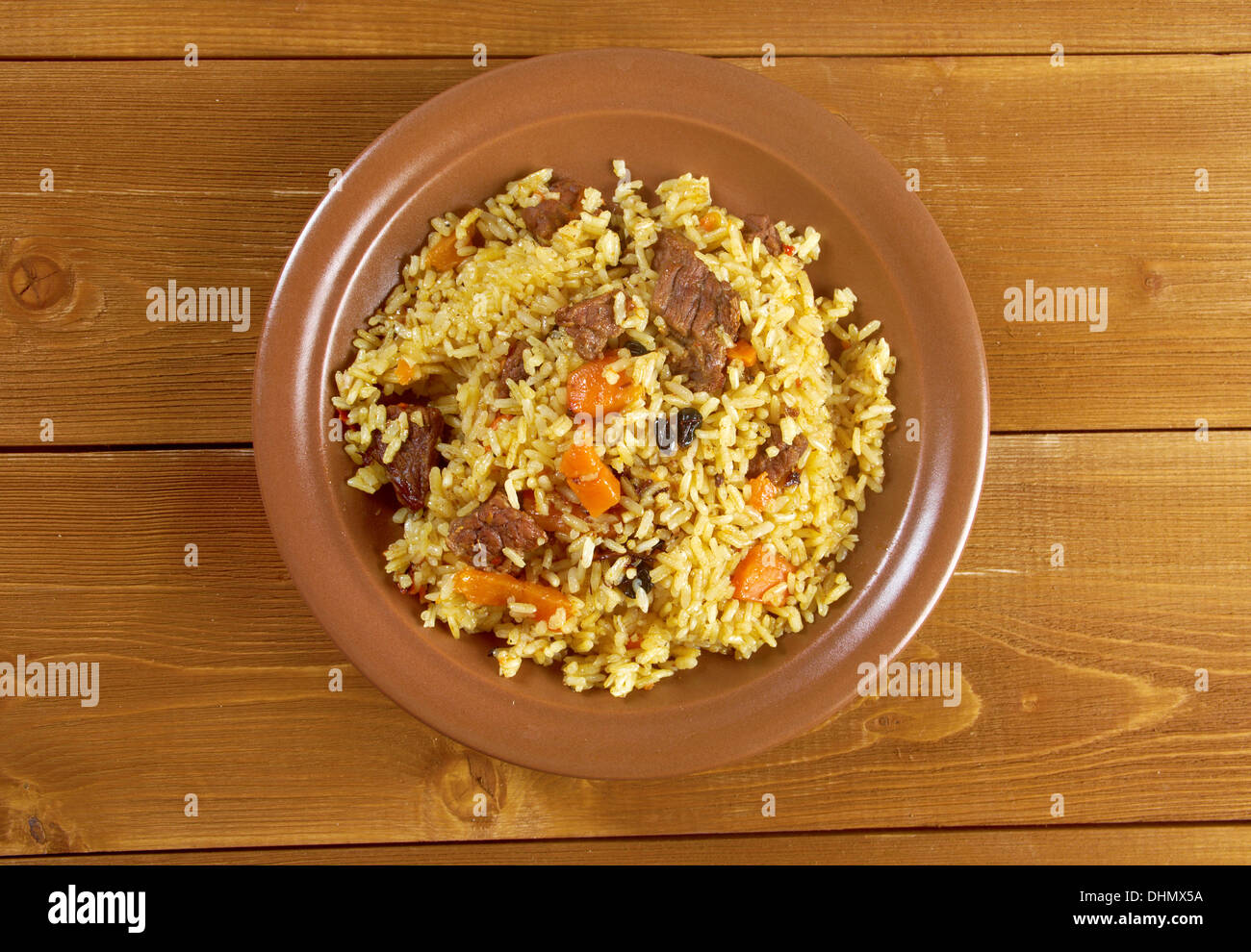Traditional oriental pilaf Stock Photo - Alamy
