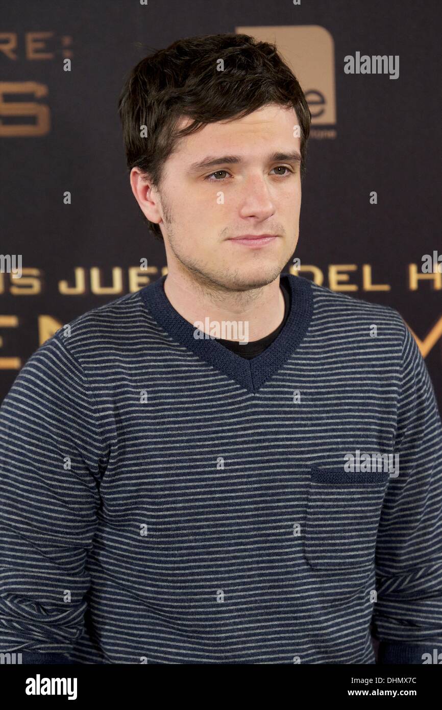 Madrid, Spain. 13th Nov, 2013. Josh Hutcherson attends the photocall of ...