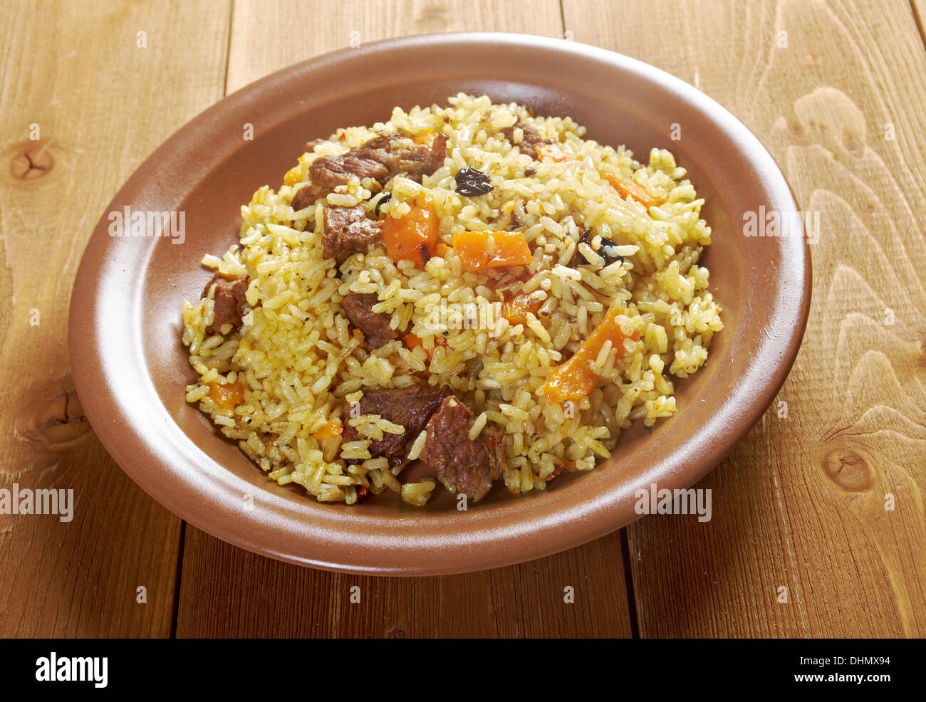 Traditional oriental pilaf Stock Photo - Alamy