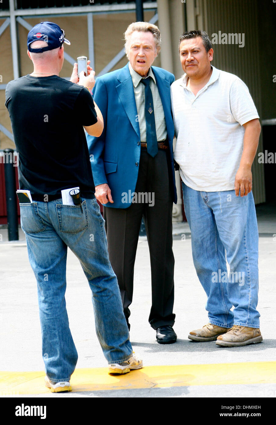 Christopher Walken on the set of 'Stand Up Guys' Los Angeles ...