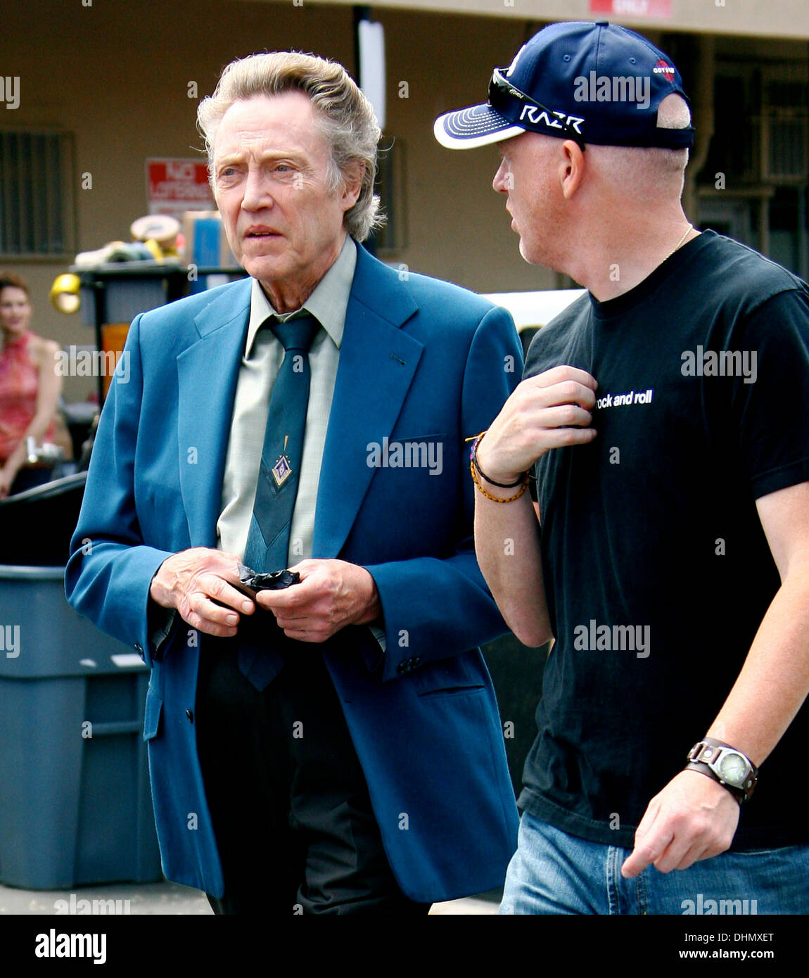 Christopher Walken on the set of 'Stand Up Guys' Los Angeles ...
