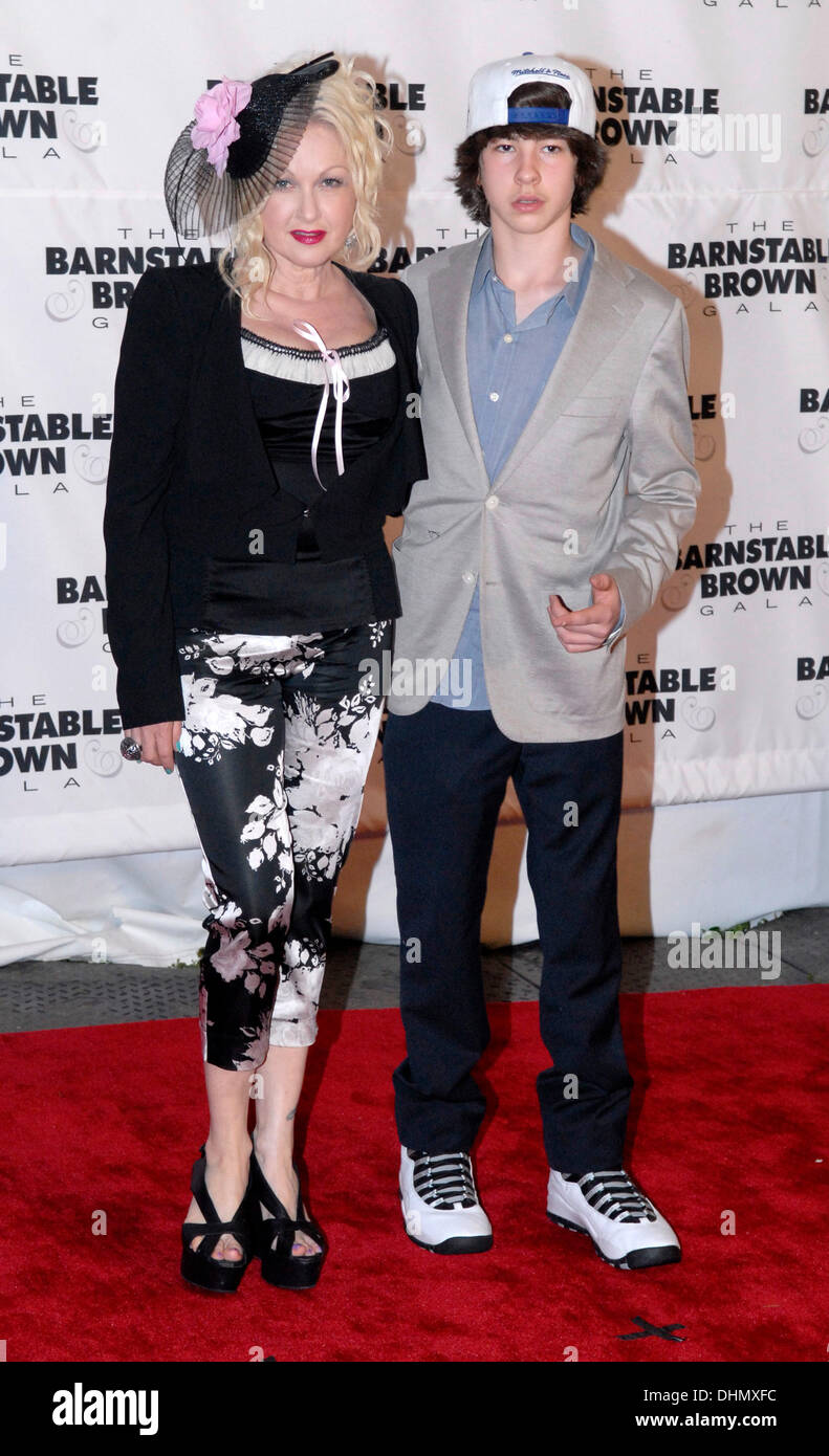 Cindy Lauper and Declyn Thornton 138th Kentucky Derby Barnstable-Brown ...