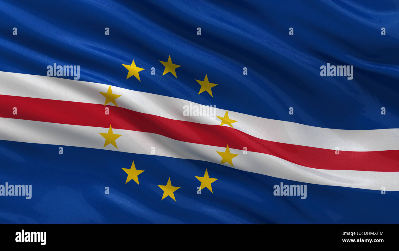 Flag of Cape Verde Stock Photo - Alamy