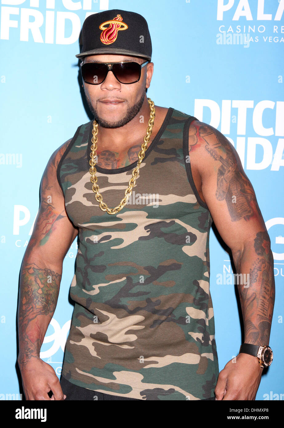 Flo Rida attends 'Ditch Friday' at the Palms Pool and Bungalows Las ...