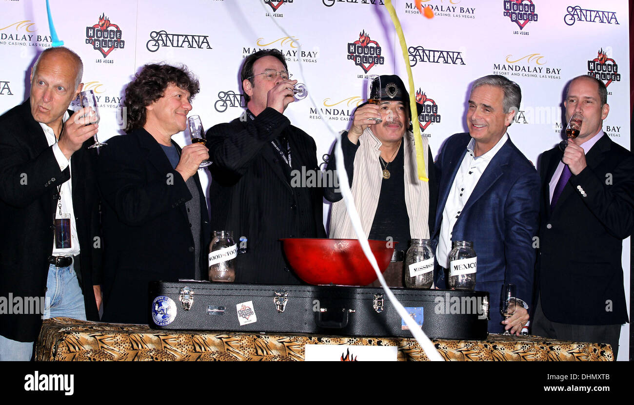 Ron Bension, Michael Lang, Dan Aykroyd, Carlos Santana, Chuck Bowling ...