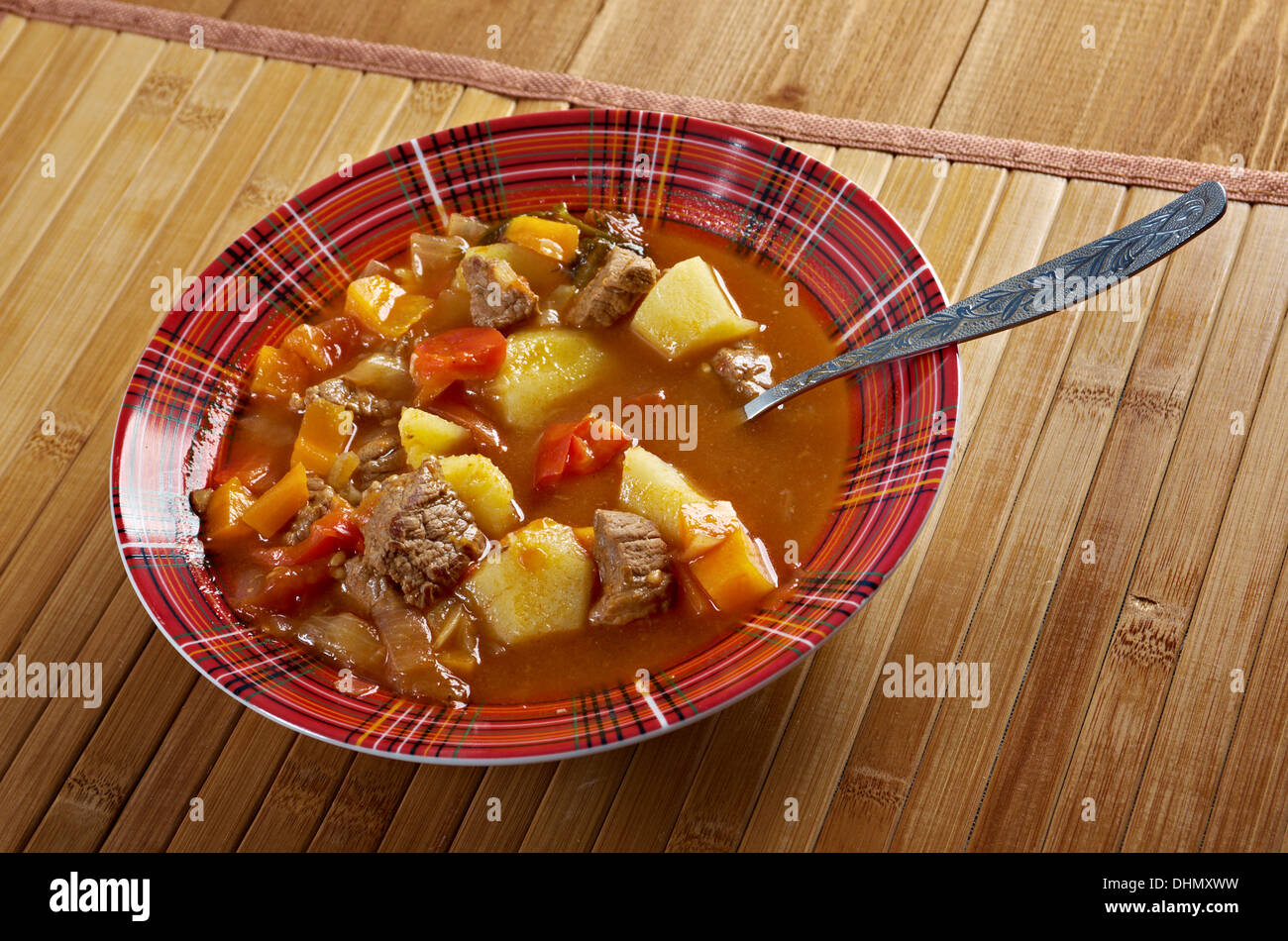 Traditional Bulgarian soup chorba Stock Photo - Alamy