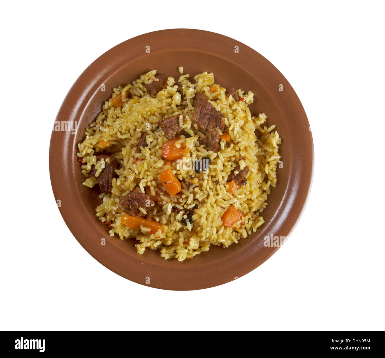 Traditional oriental pilaf Stock Photo - Alamy
