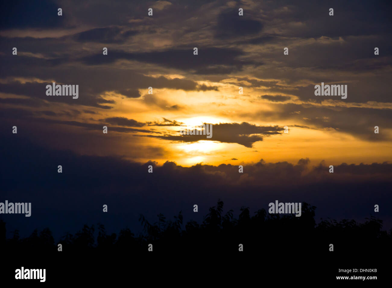 cloud and sundown before night Stock Photo - Alamy