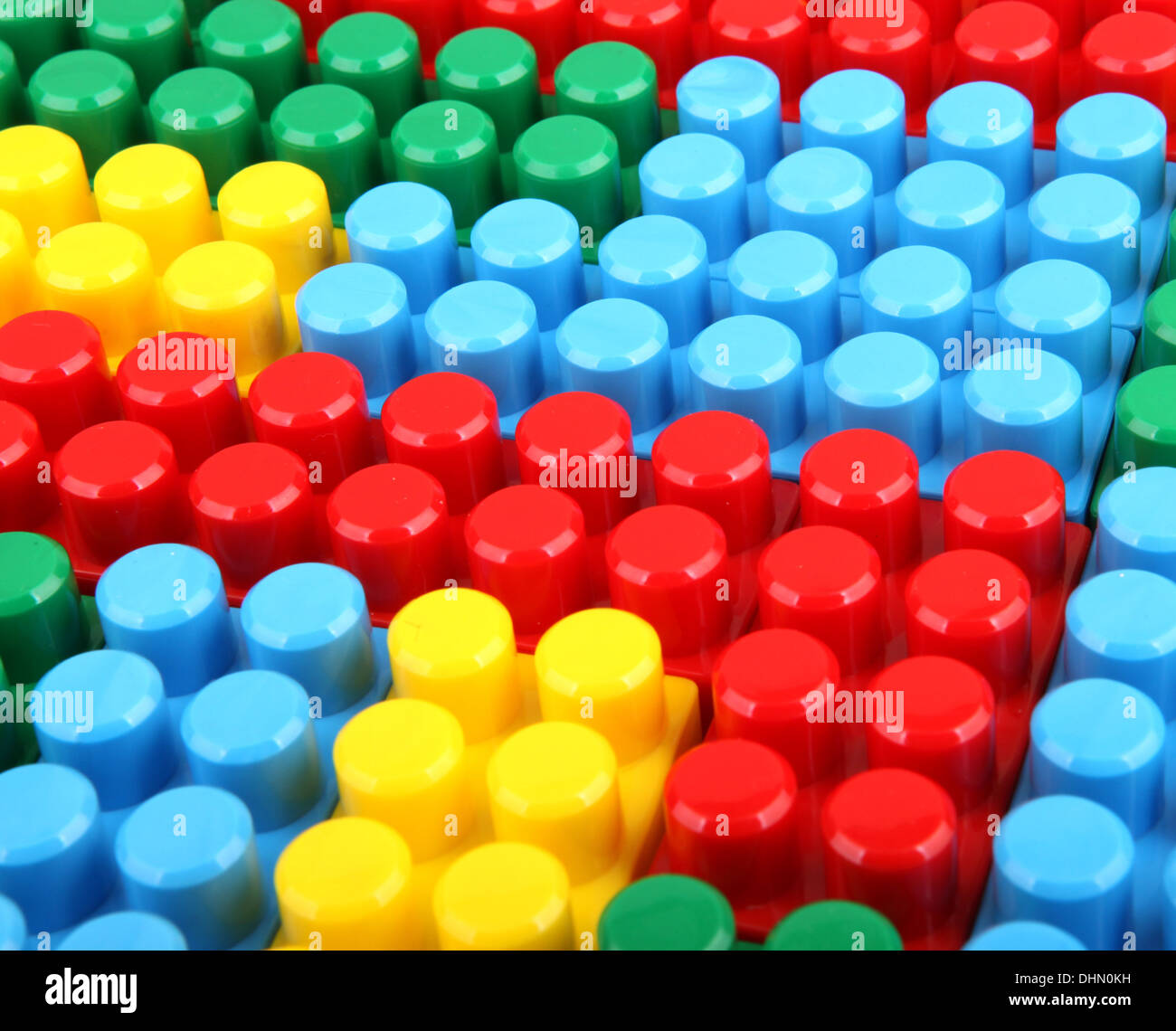 color childish blocks to the building Stock Photo - Alamy