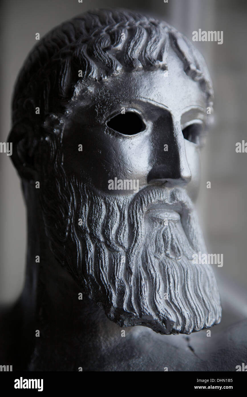 A Greek bust Stock Photo - Alamy