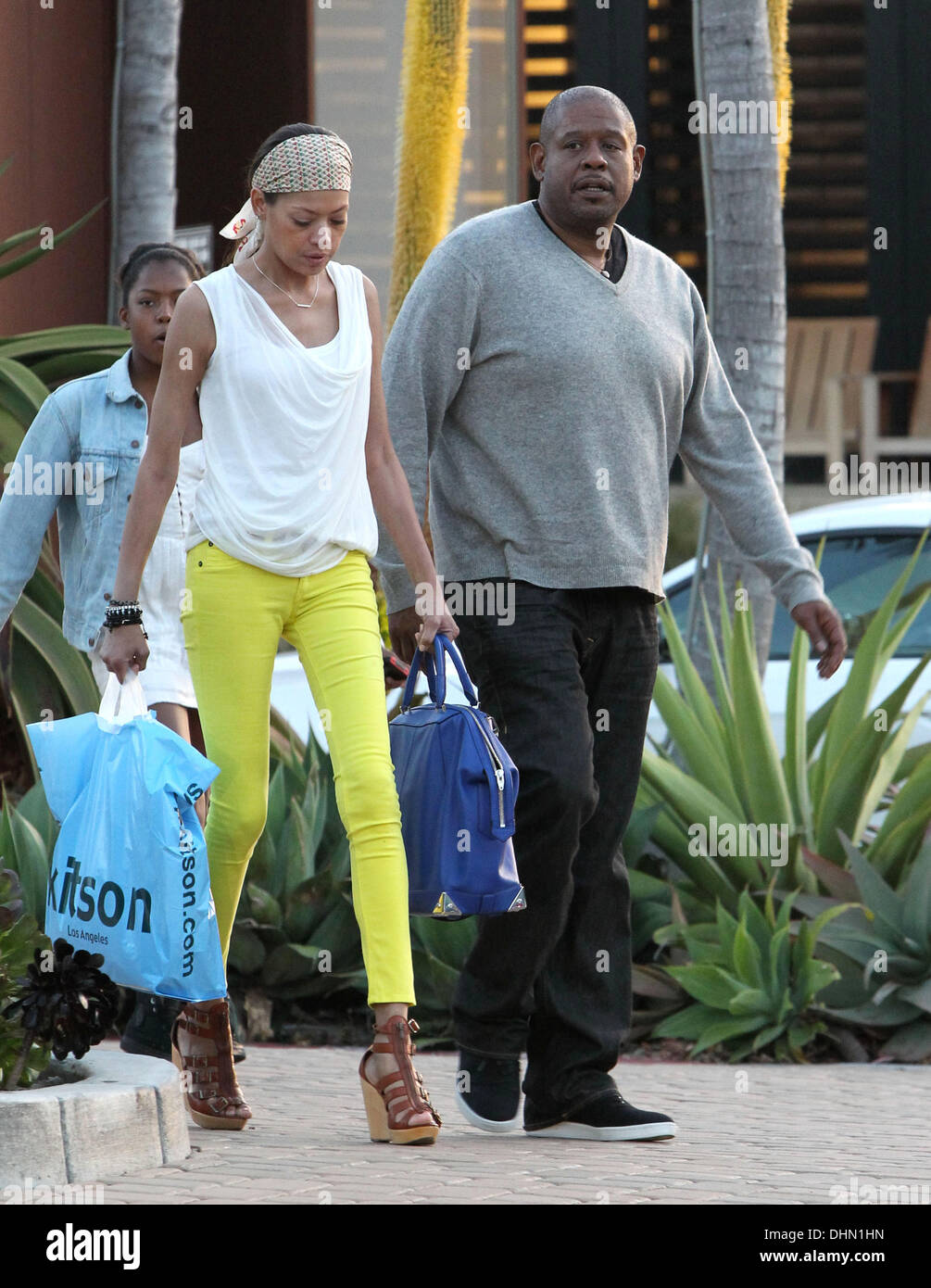 Forest Whitaker and wife Keisha Nash at Malibu Lumber Yard Shopping ...