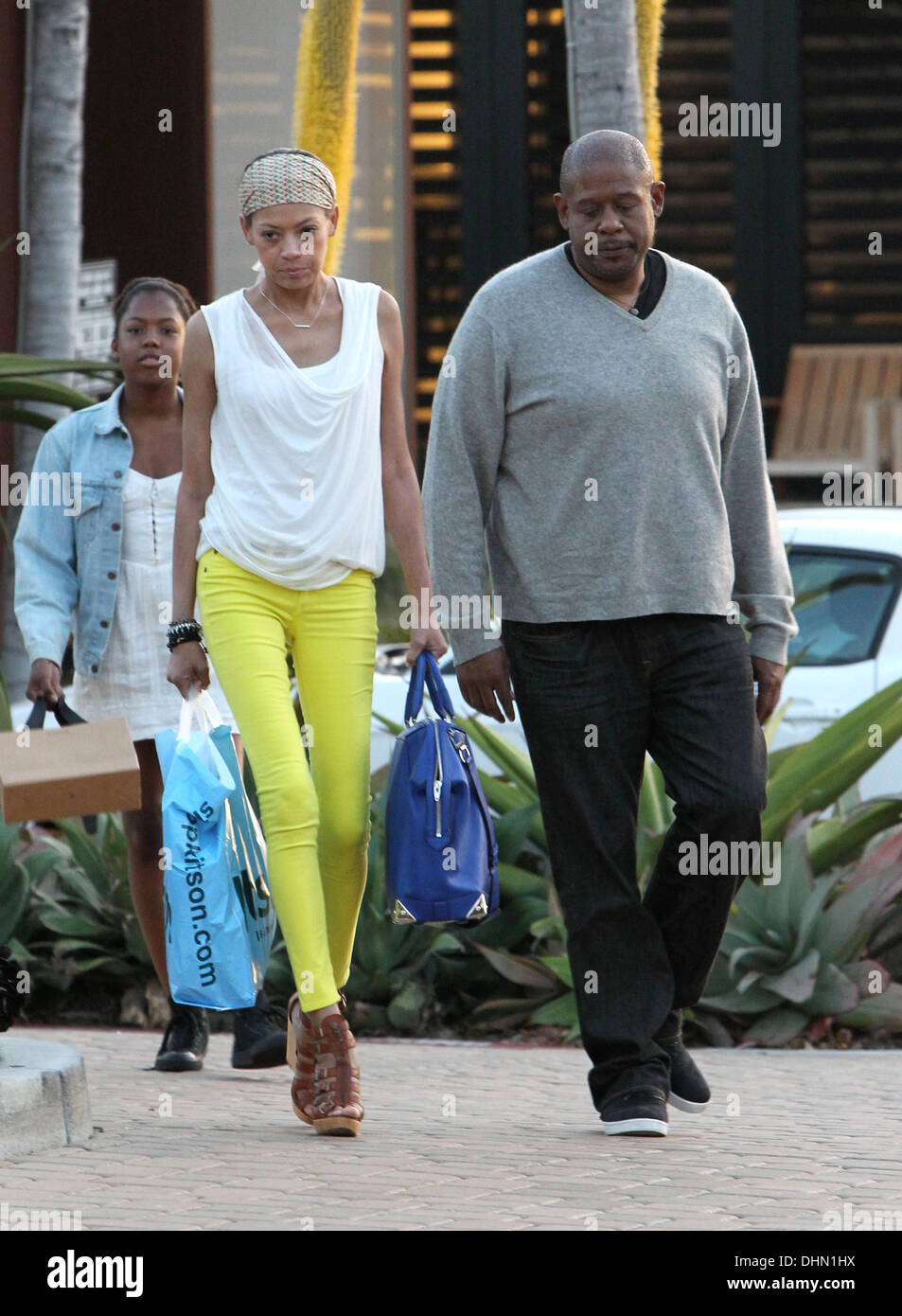 Forest Whitaker and wife Keisha Nash at Malibu Lumber Yard Shopping ...
