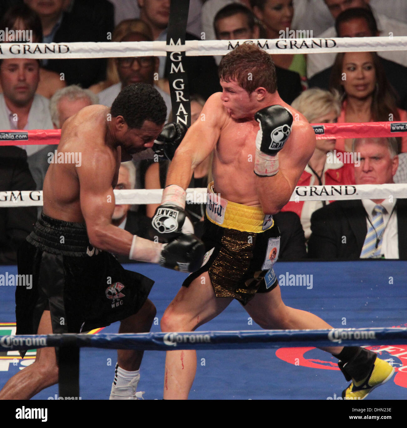 WBC super welterweight title fight - Saul 'Canelo' Alvarez v 'Sugar ...