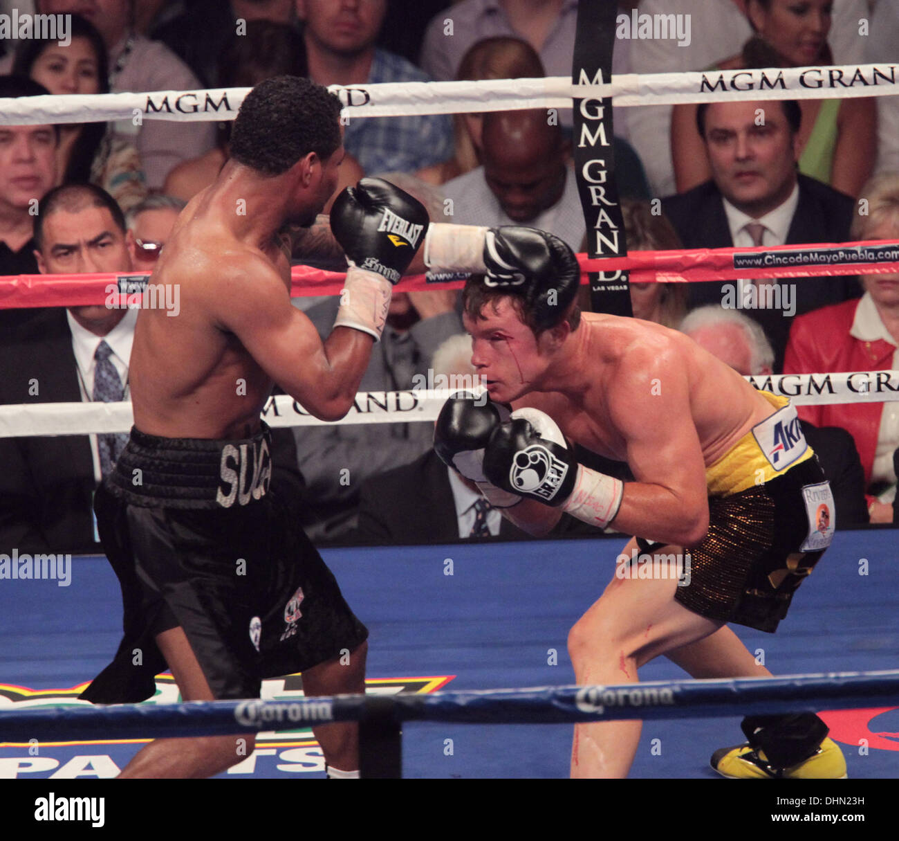 WBC super welterweight title fight - Saul 'Canelo' Alvarez v 'Sugar ...