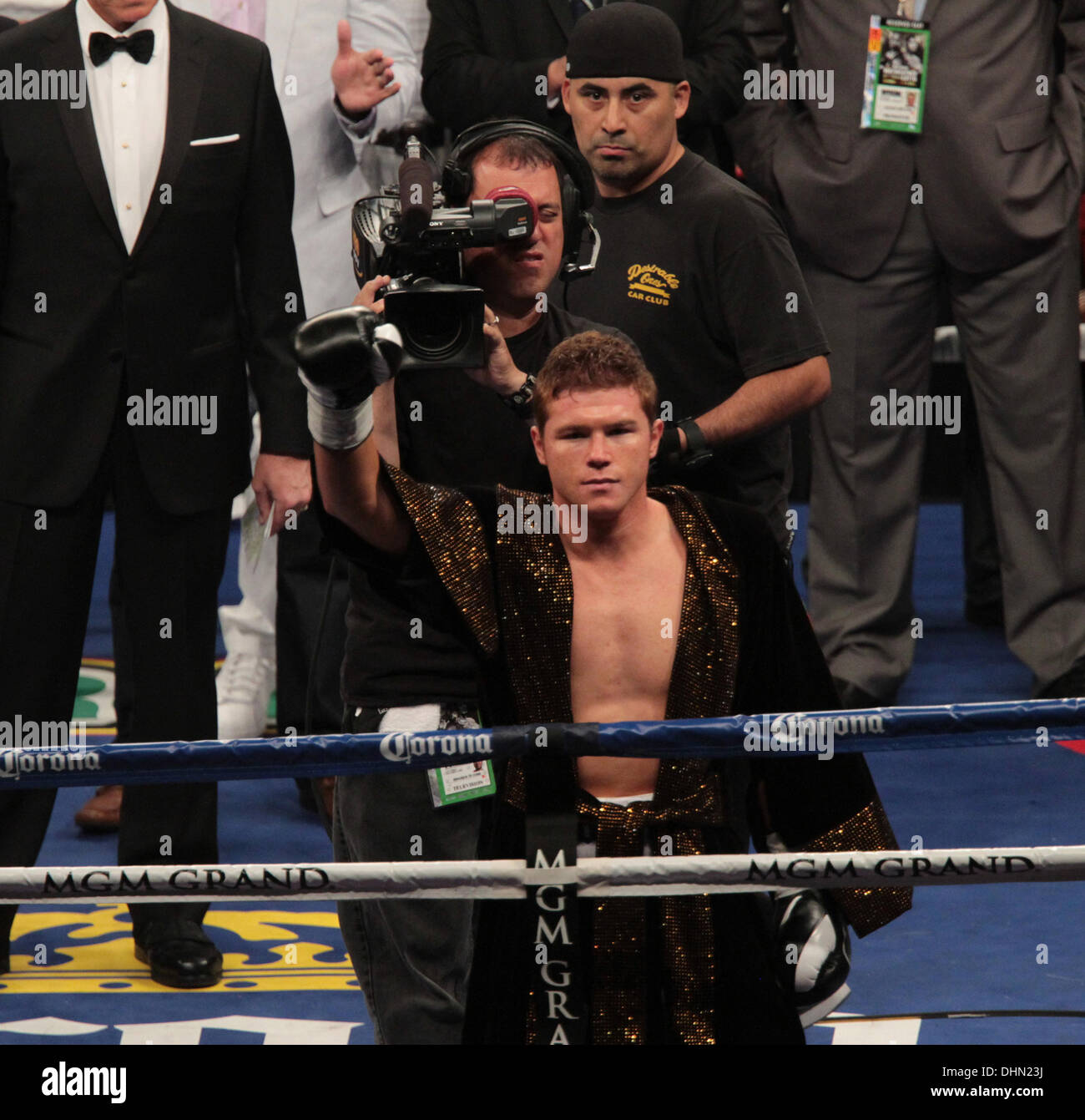 WBC super welterweight title fight - Saul 'Canelo' Alvarez v 'Sugar ...