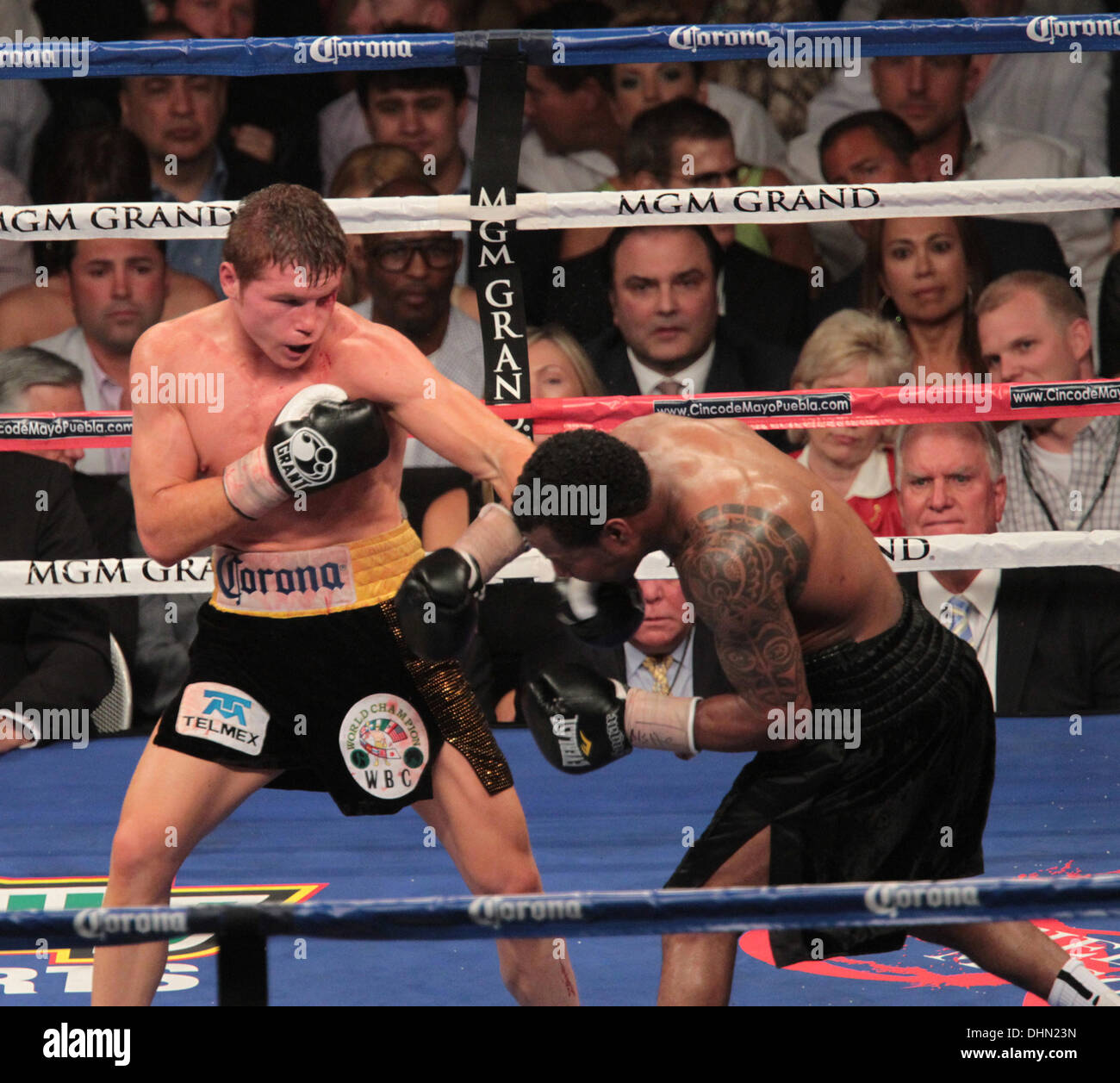 WBC super welterweight title fight - Saul 'Canelo' Alvarez v 'Sugar ...