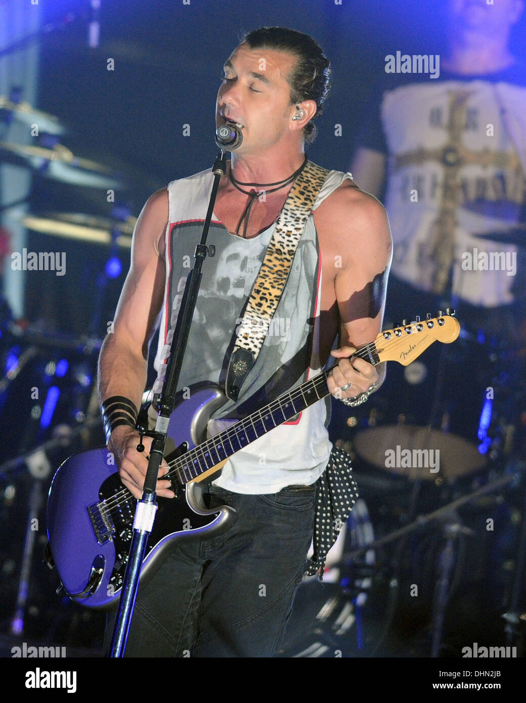 Gavin Rossdale of Bush performs during the "Here and Now Tour 2012" at ...
