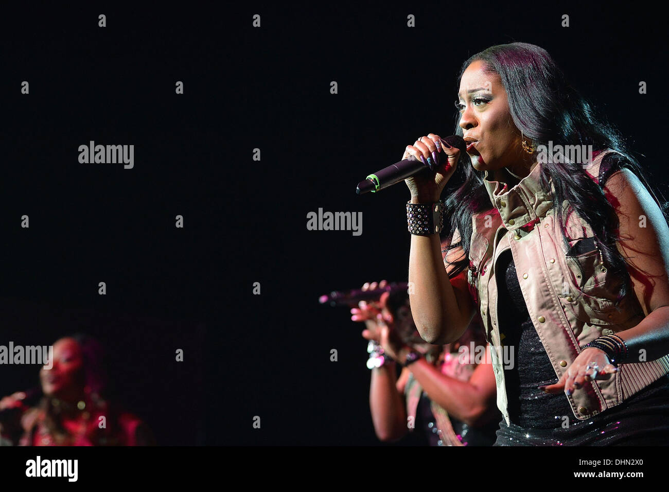 Cheryl 'Coko' Clemons of SWV performs at Bank United Center. Miami ...