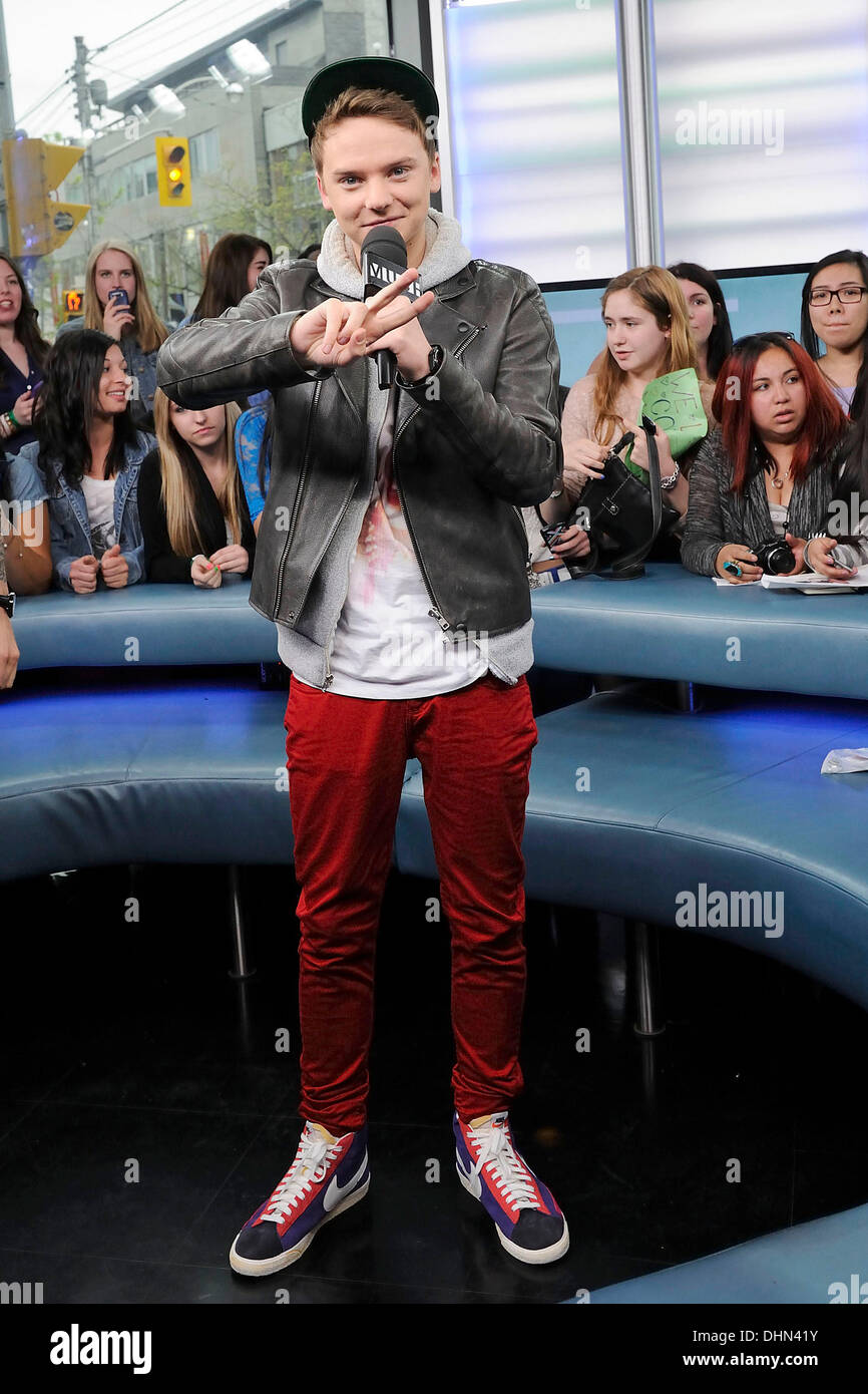 Conor Maynard co-host MuchMusic's NEW.MUSIC.LIVE during his first visit ...