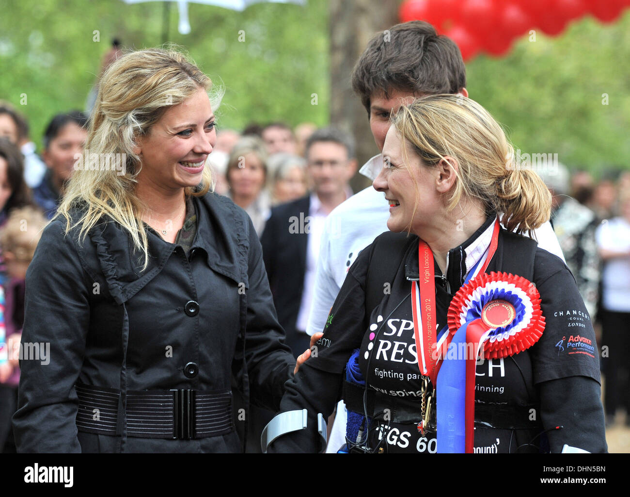 Claire Lomas, Holly Branson Former horse rider Claire Lomas finishes ...