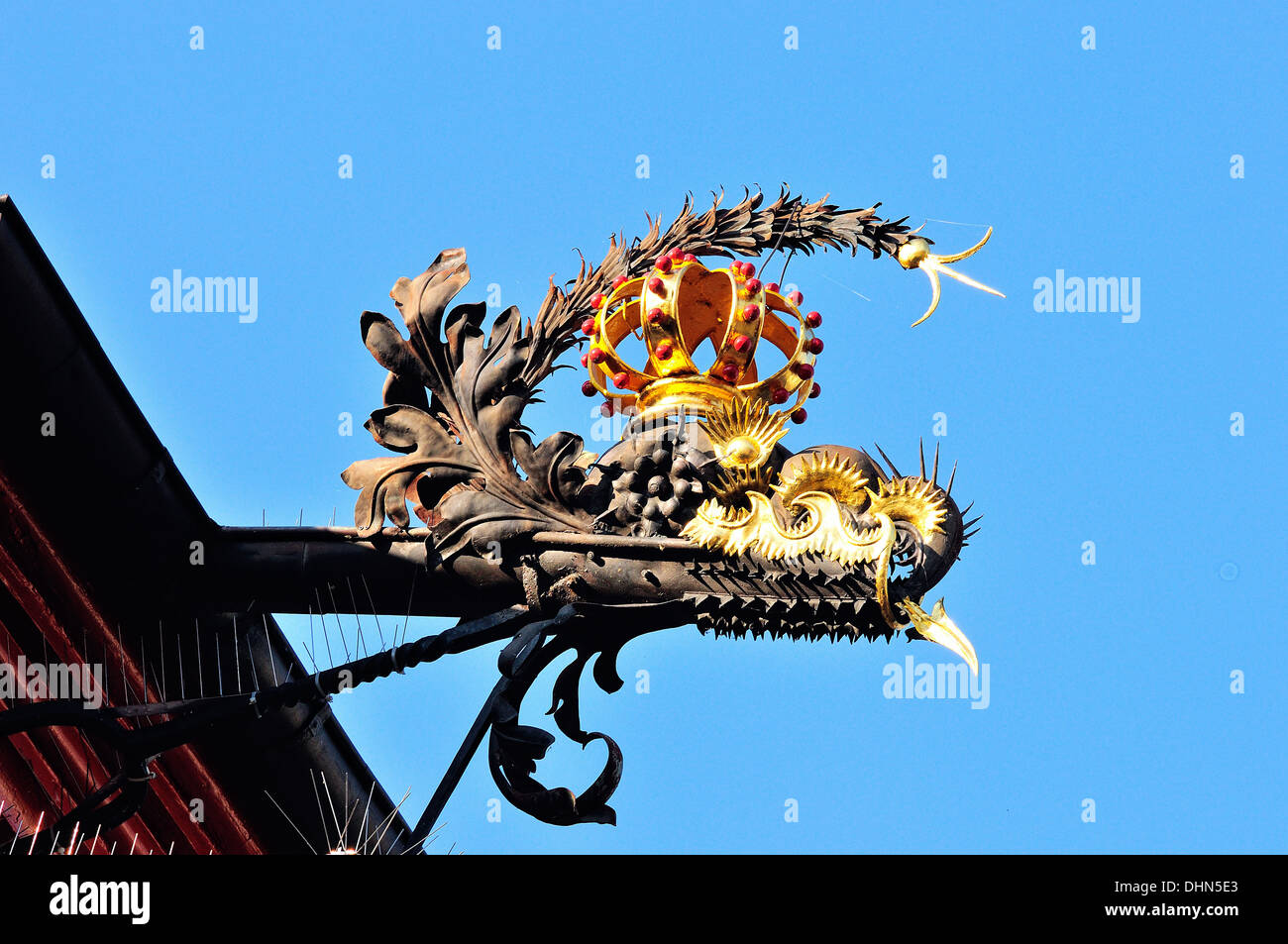 Gargoyle Gate Emmendingen Germany Stock Photo - Alamy