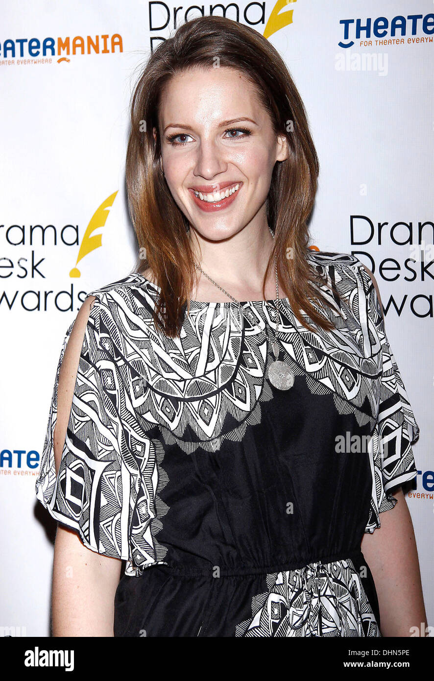 Jessie Mueller at the official reception for the 2012 Drama Desk Award ...