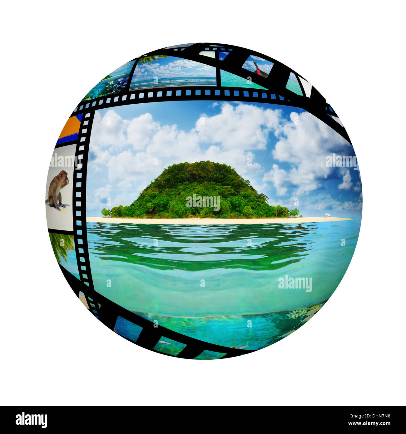 Dawn island Cut Out Stock Images & Pictures - Alamy