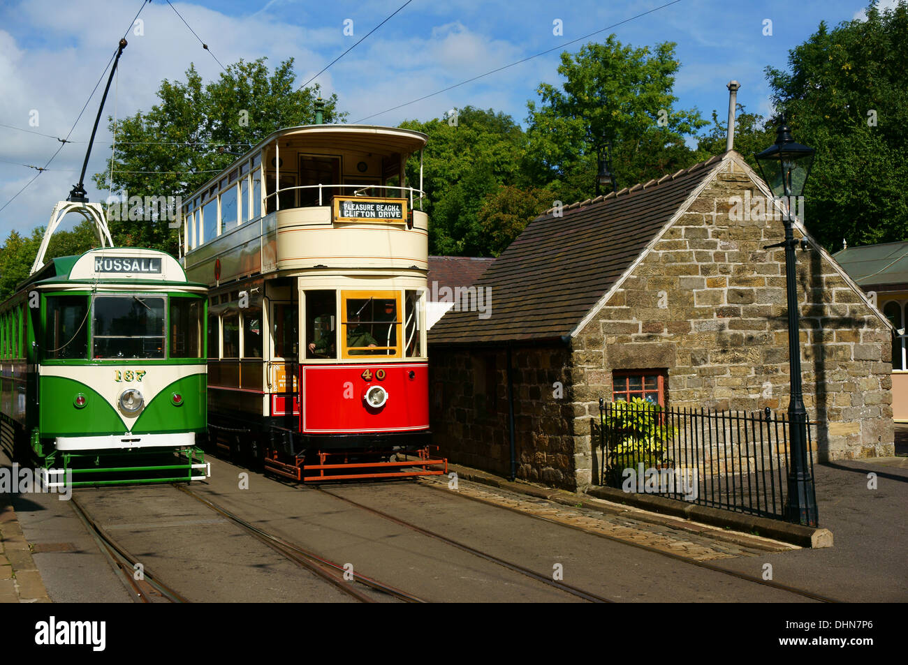 Vintage trams hi-res stock photography and images - Alamy
