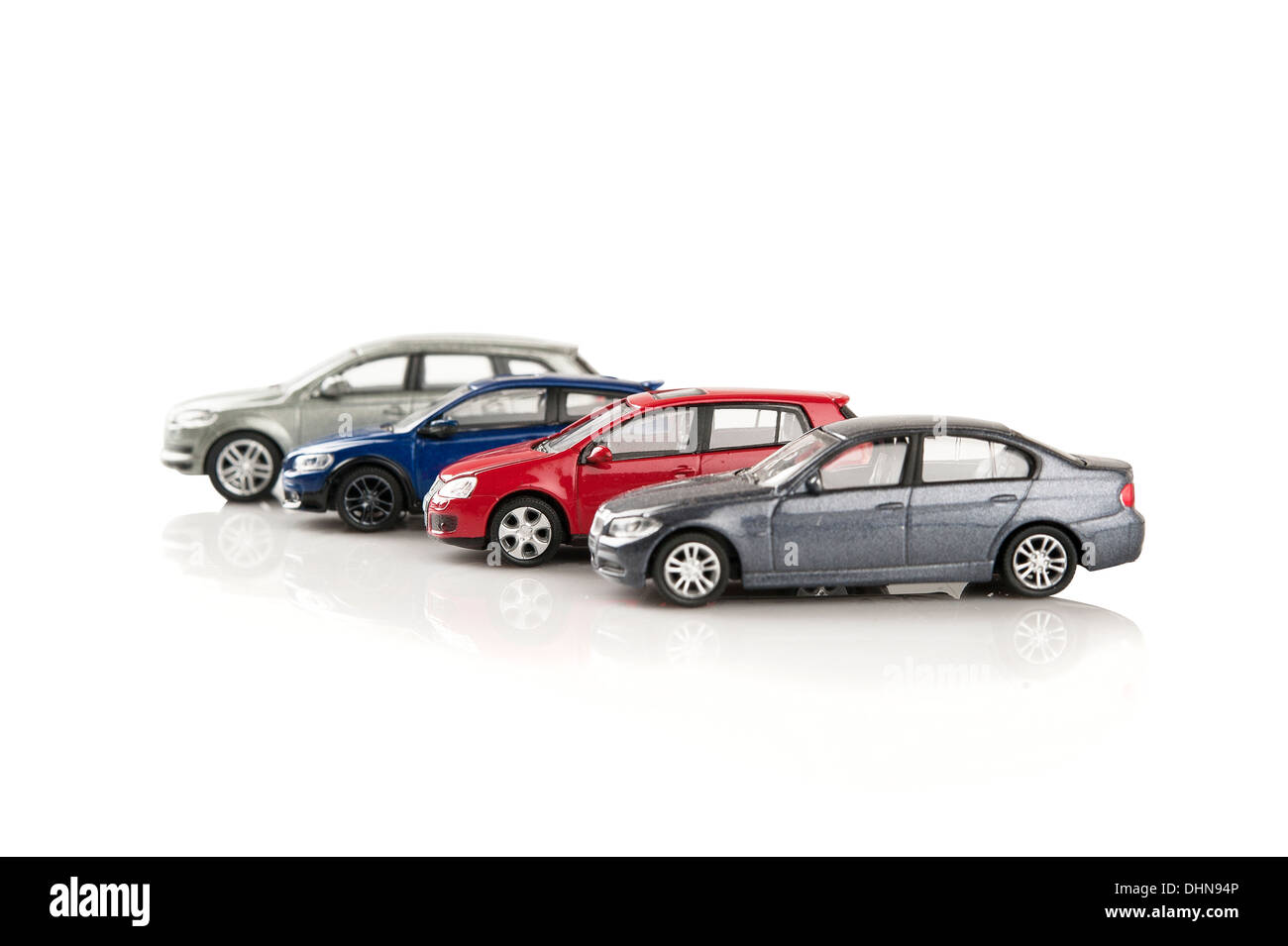 Group of 3 Miniature Die Cast car models Stock Photo - Alamy