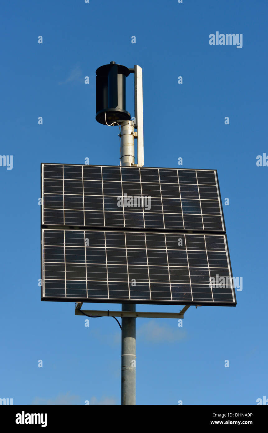 Solar powered weather station. Shap summit on A6 road at an altitude of ...