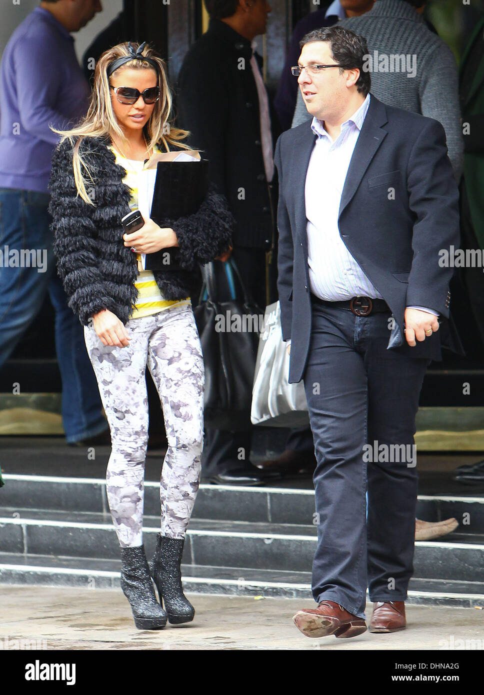 Katie Price outside The Dorchester hotel London, England - 10.05.12 ...