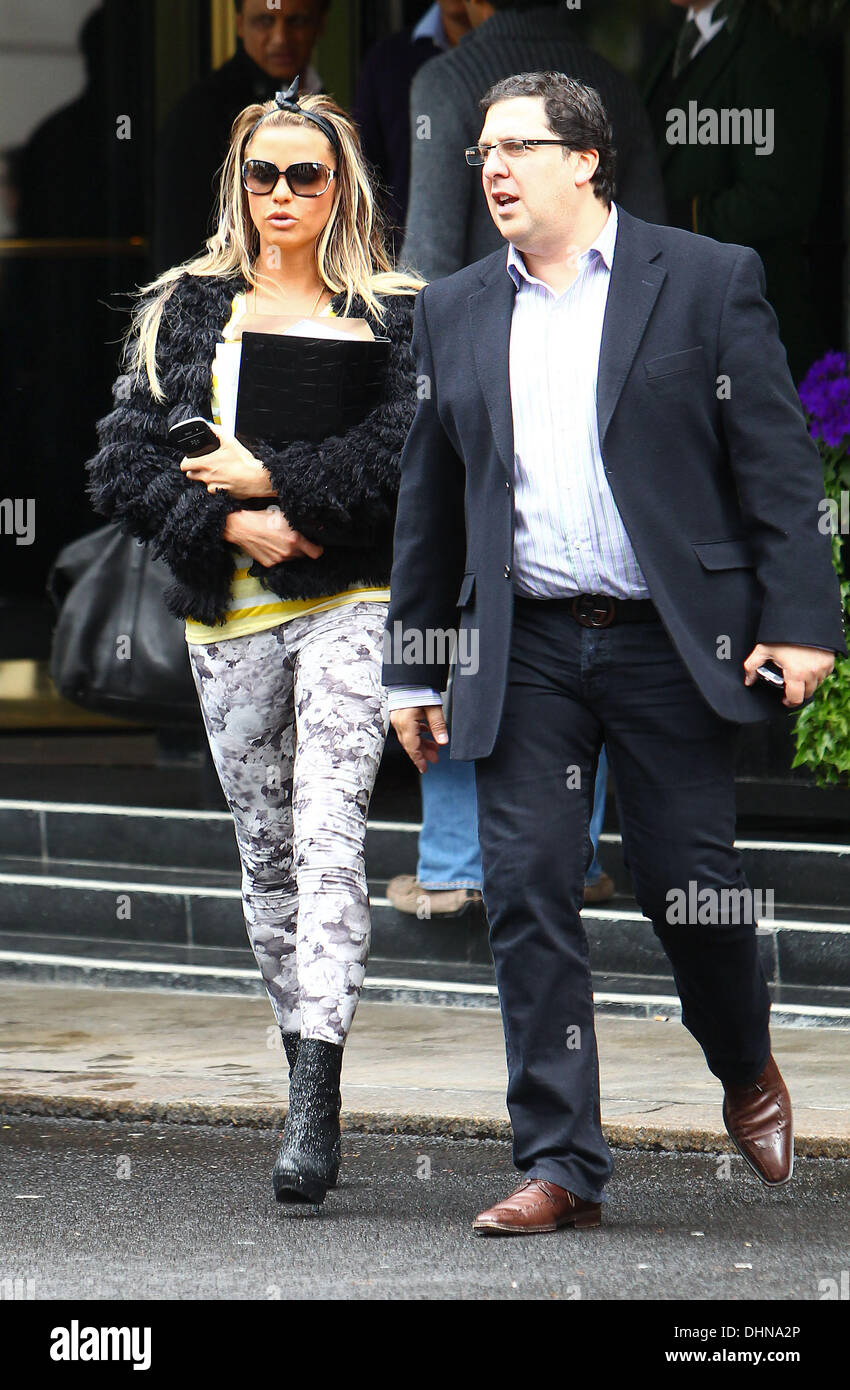 Katie Price outside The Dorchester hotel London, England - 10.05.12 ...