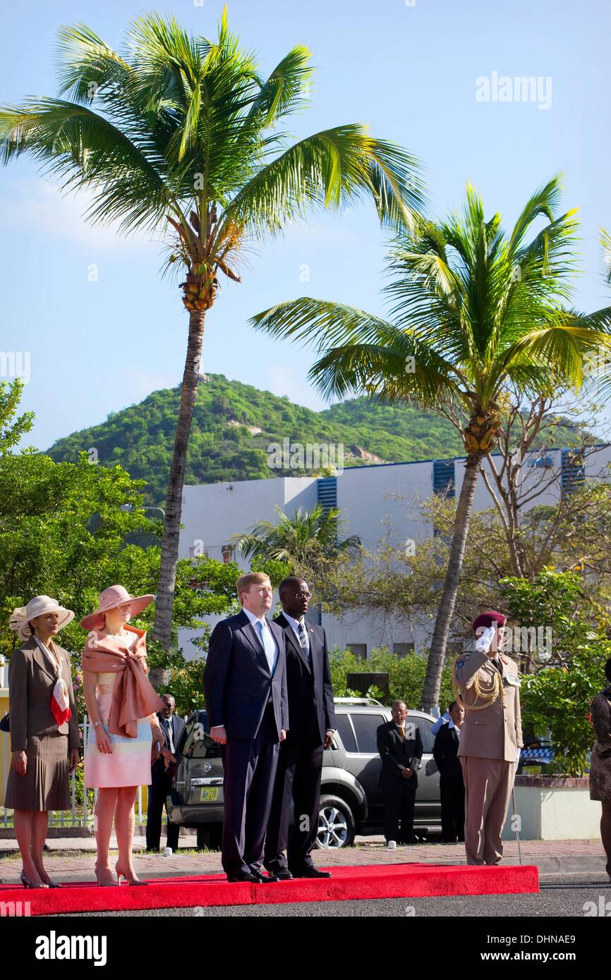 Philipsburg, St Maarten, The Netherlands. 13th Nov, 2013. King Willem ...