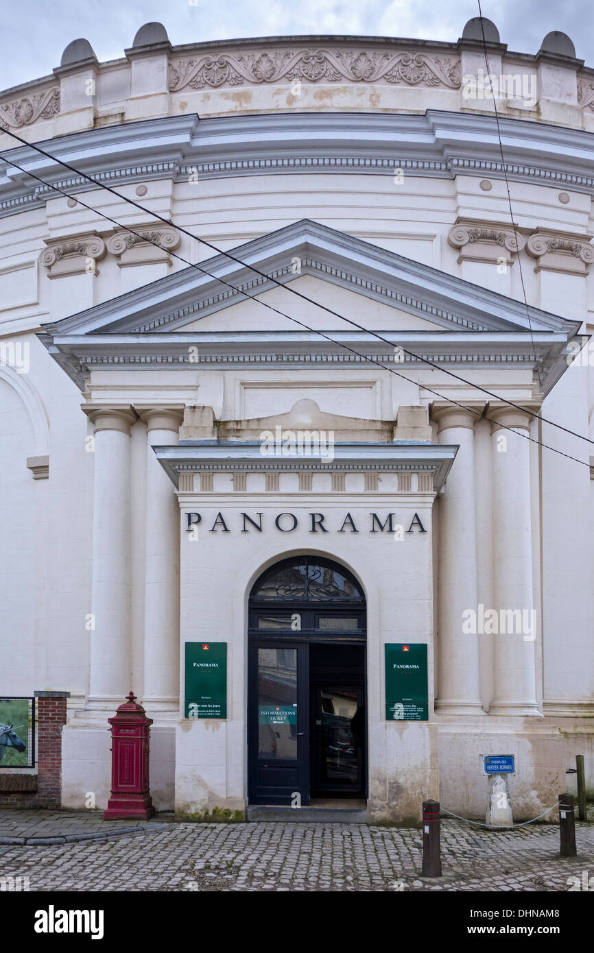 The Panorama, museum showing a huge 360° fresco of the 1815 Napoleonic ...