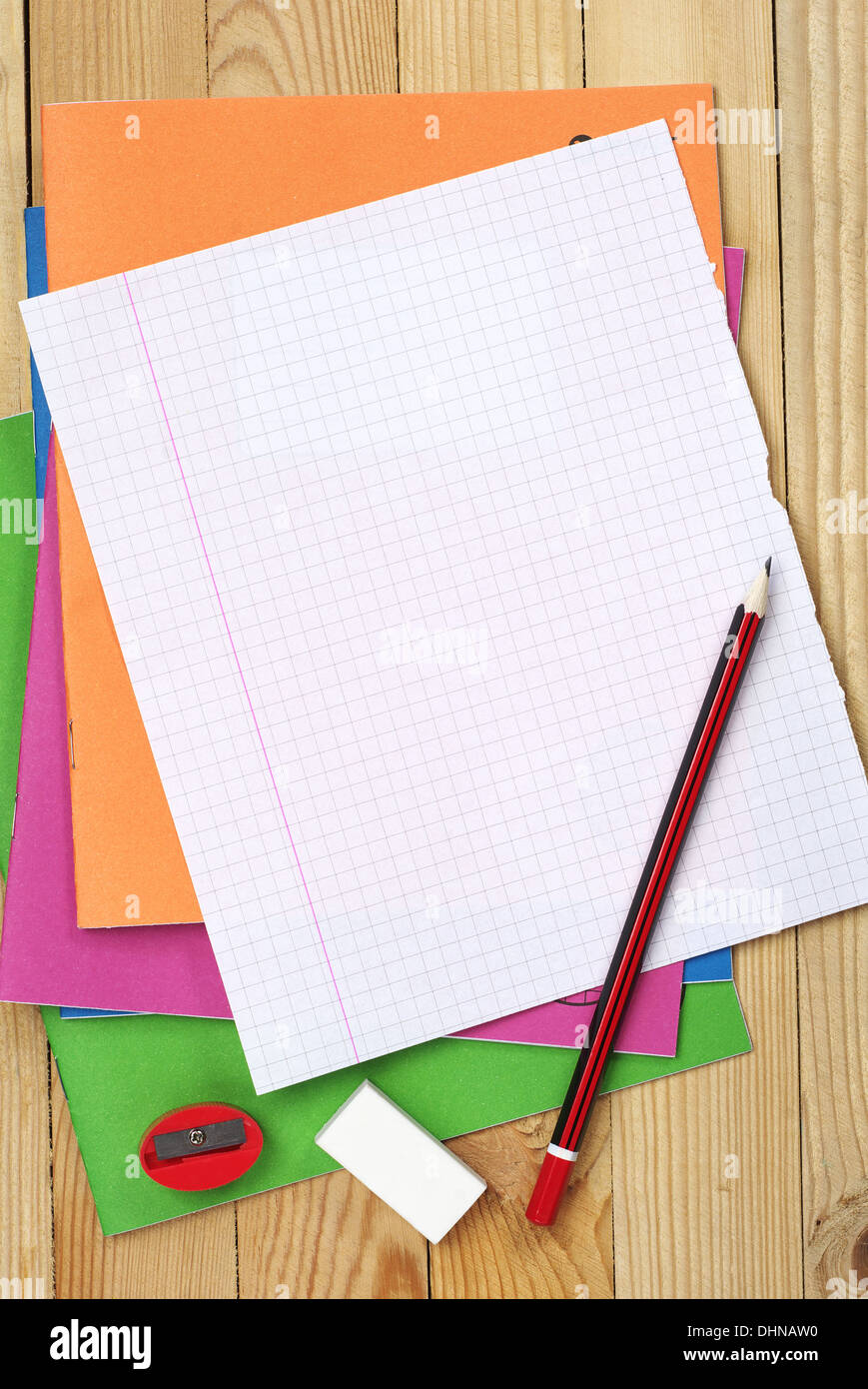 School exercise book cover hi-res stock photography and images - Alamy
