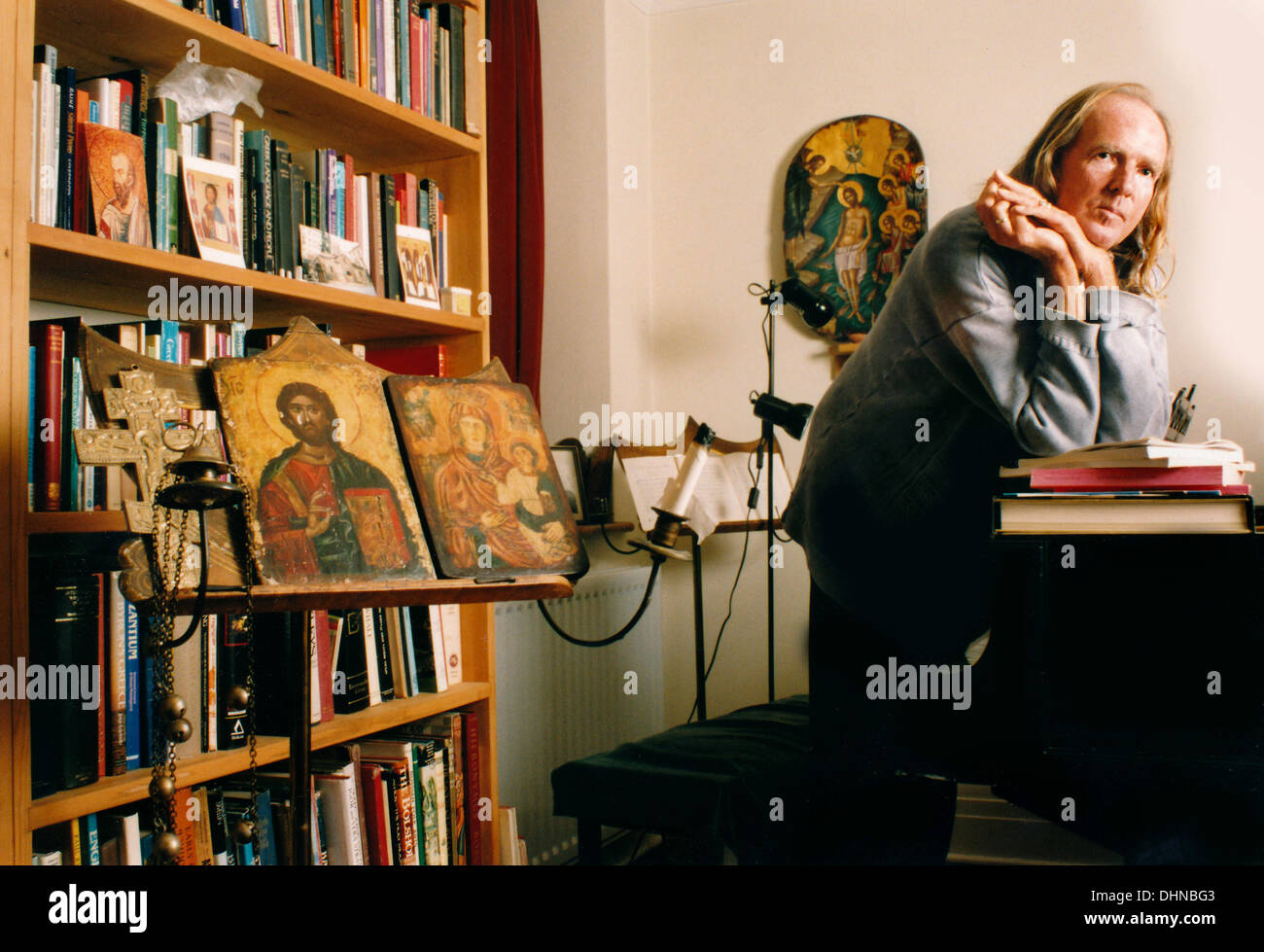 FILE PICS FROM 1994: UK 12th Nov 2013 British composer Sir John Tavener ...