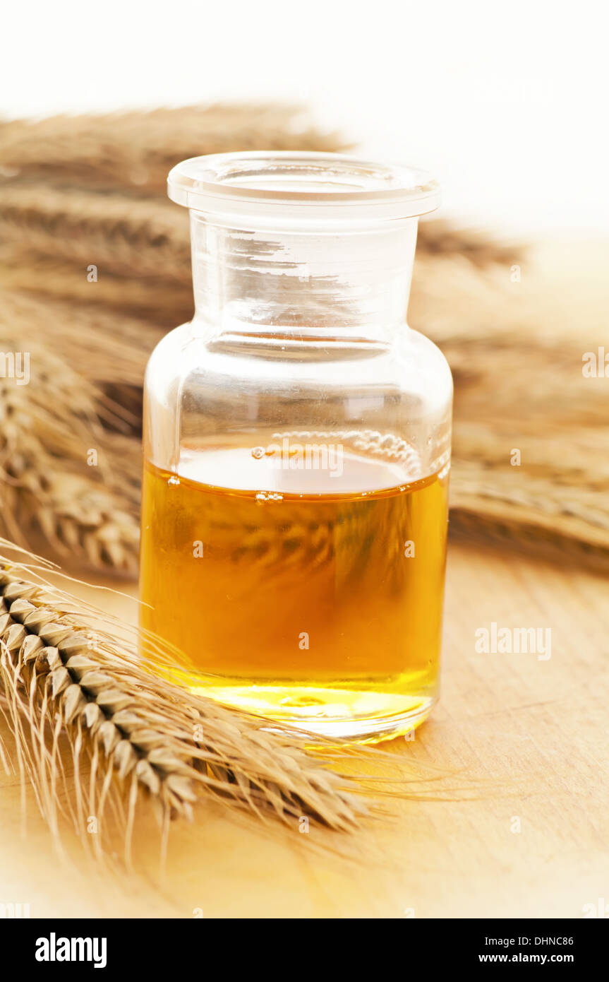 wheat germ oil Stock Photo - Alamy