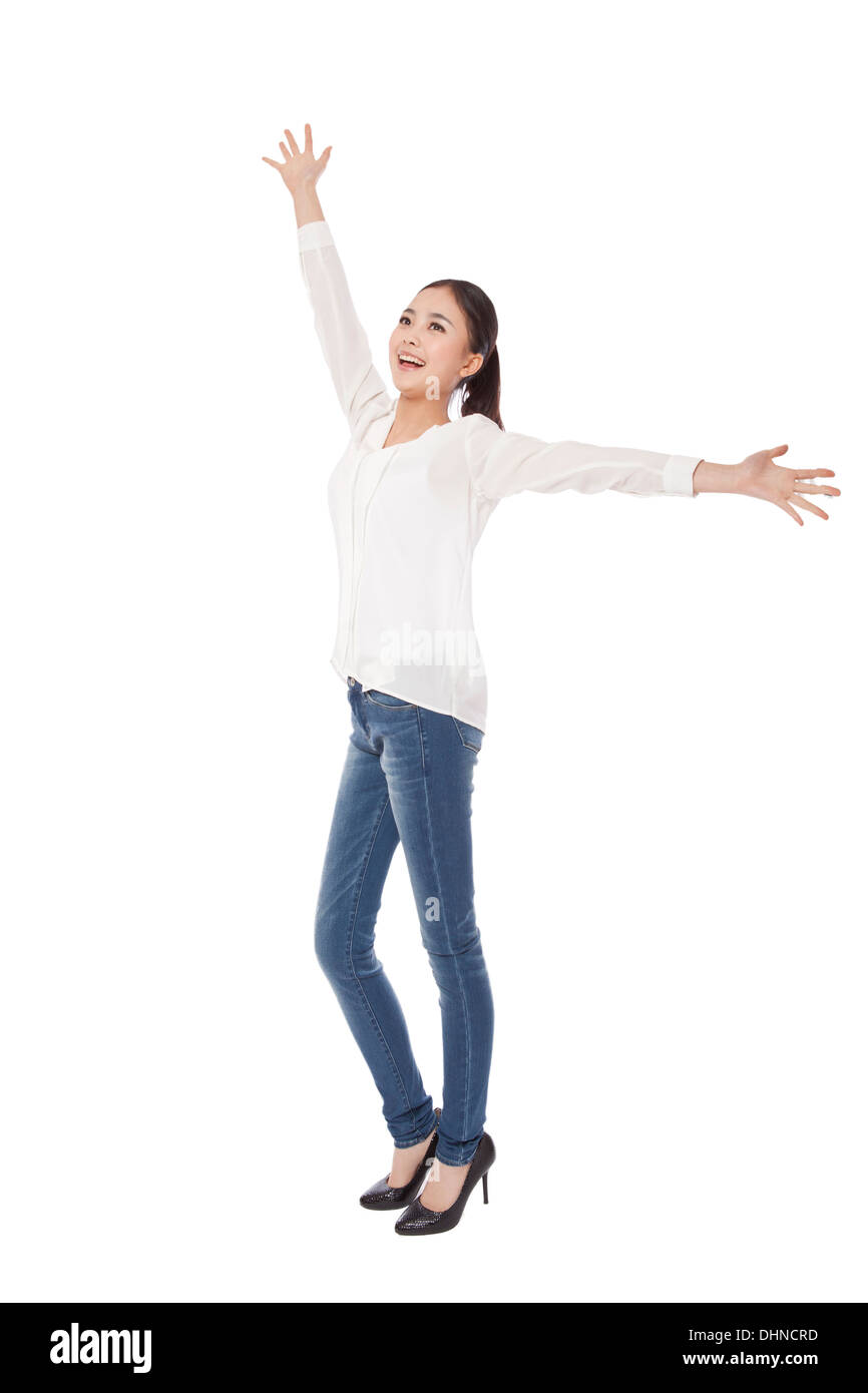 Young woman posing Stock Photo - Alamy