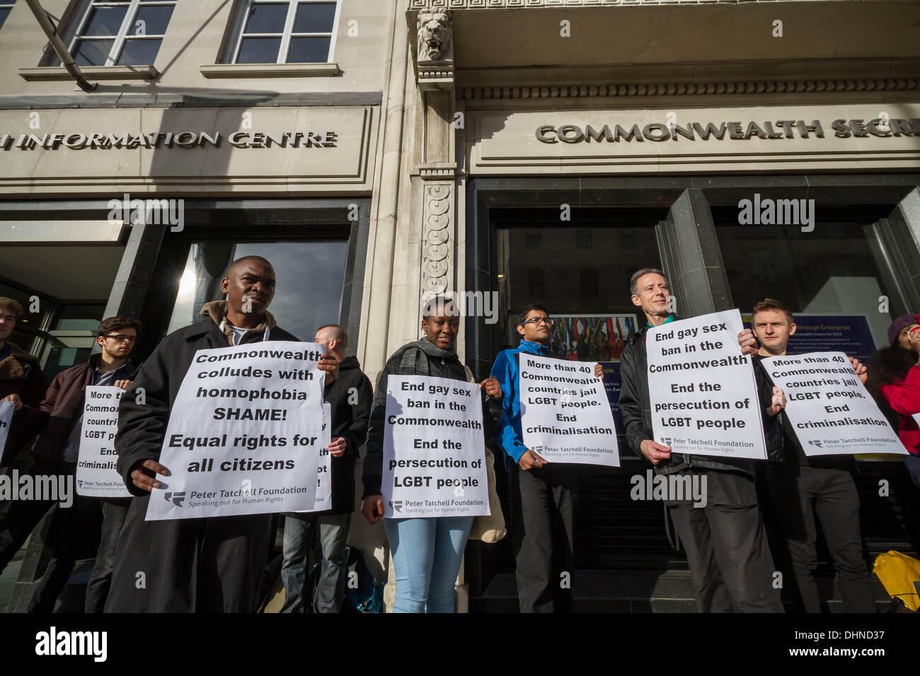 London, UK. 13th November 2013. LGBTI equality protest and rally at ...