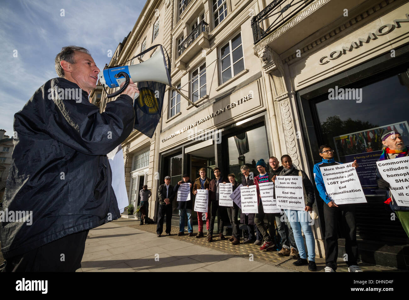London, UK. 13th November 2013. Human rights campaigner: Peter Tatchell ...