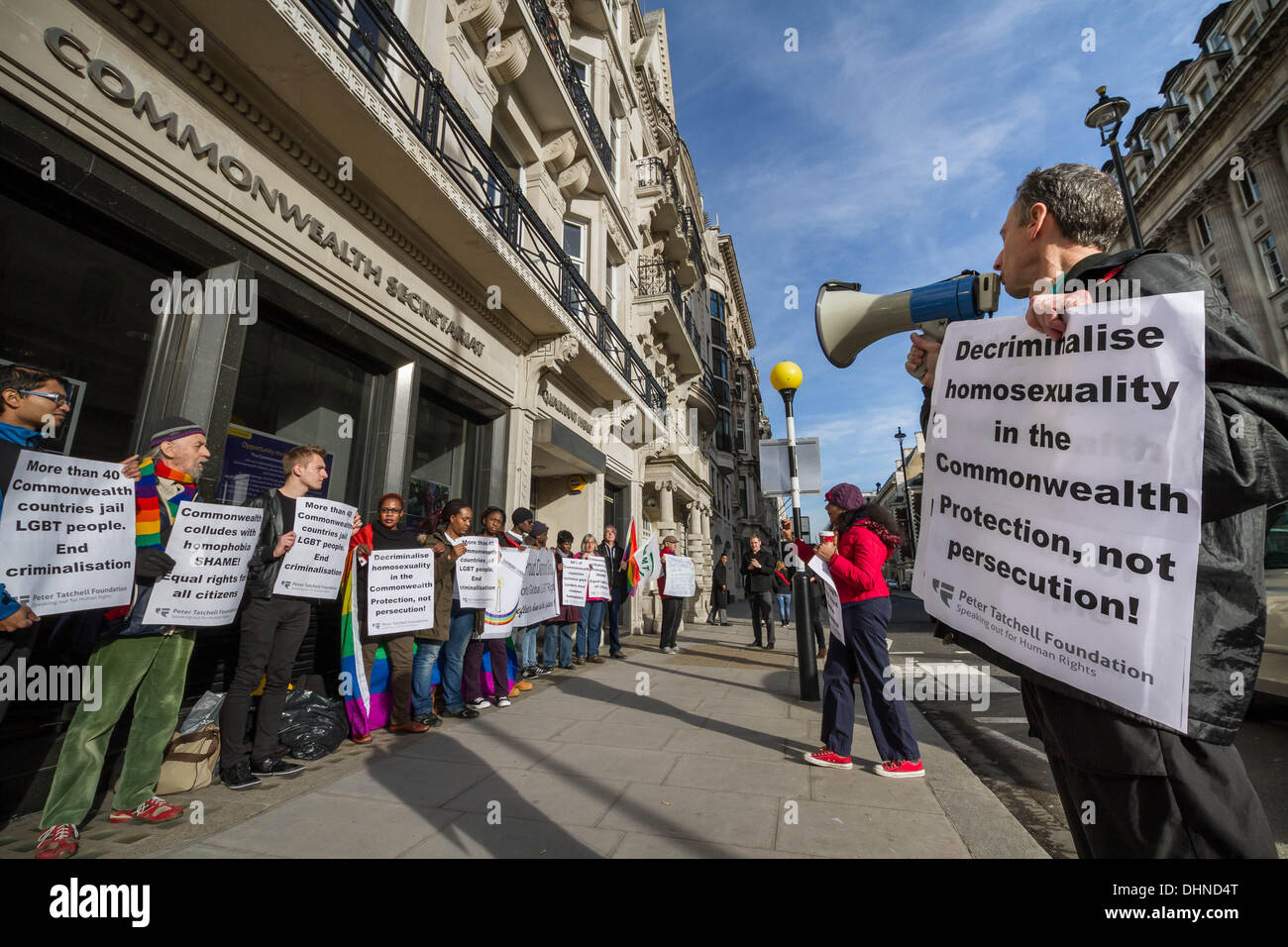 London, UK. 13th November 2013. Human rights campaigner: Peter Tatchell ...