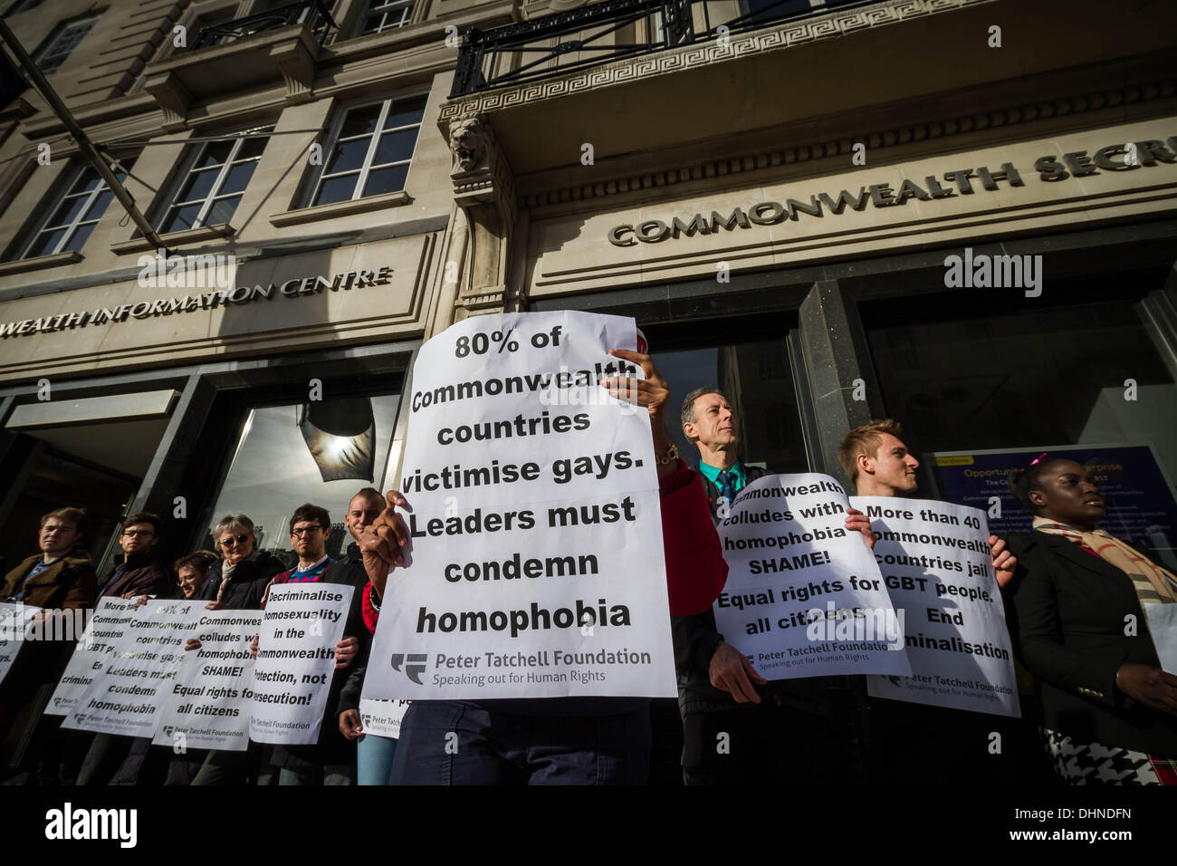 London, UK. 13th November 2013. LGBTI equality protest and rally at ...