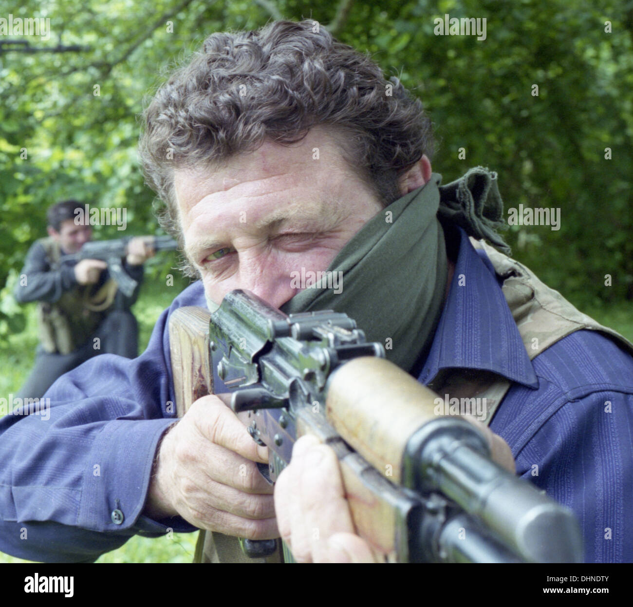 The Forest Brothers, Georgian guerrilla group in the breakaway Republic ...