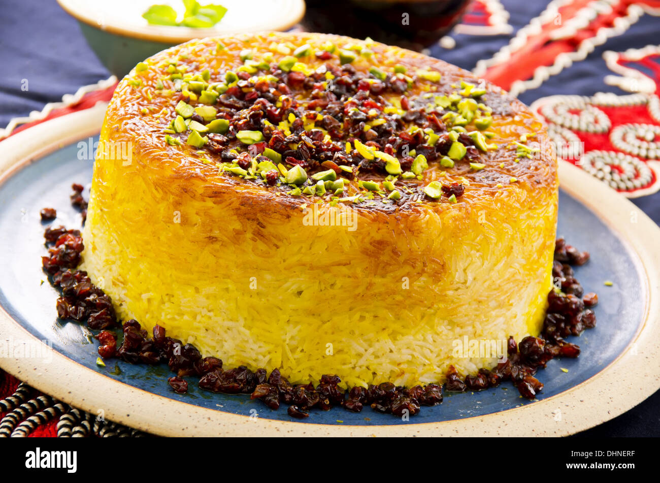 persian rice with berberis Stock Photo - Alamy