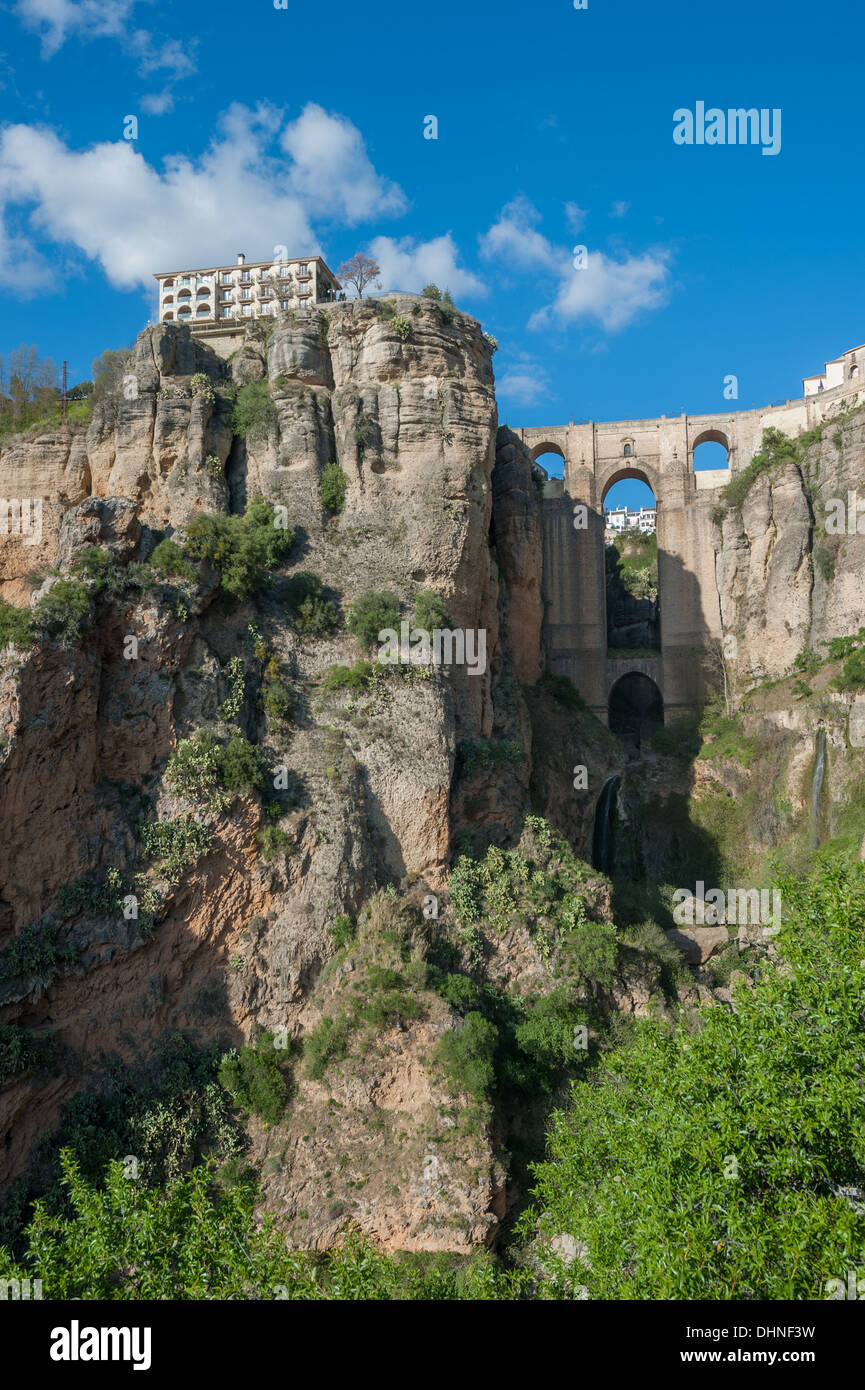 Bridge in Ronda, Andalusia, Ronda, Spain Stock Photo - Alamy