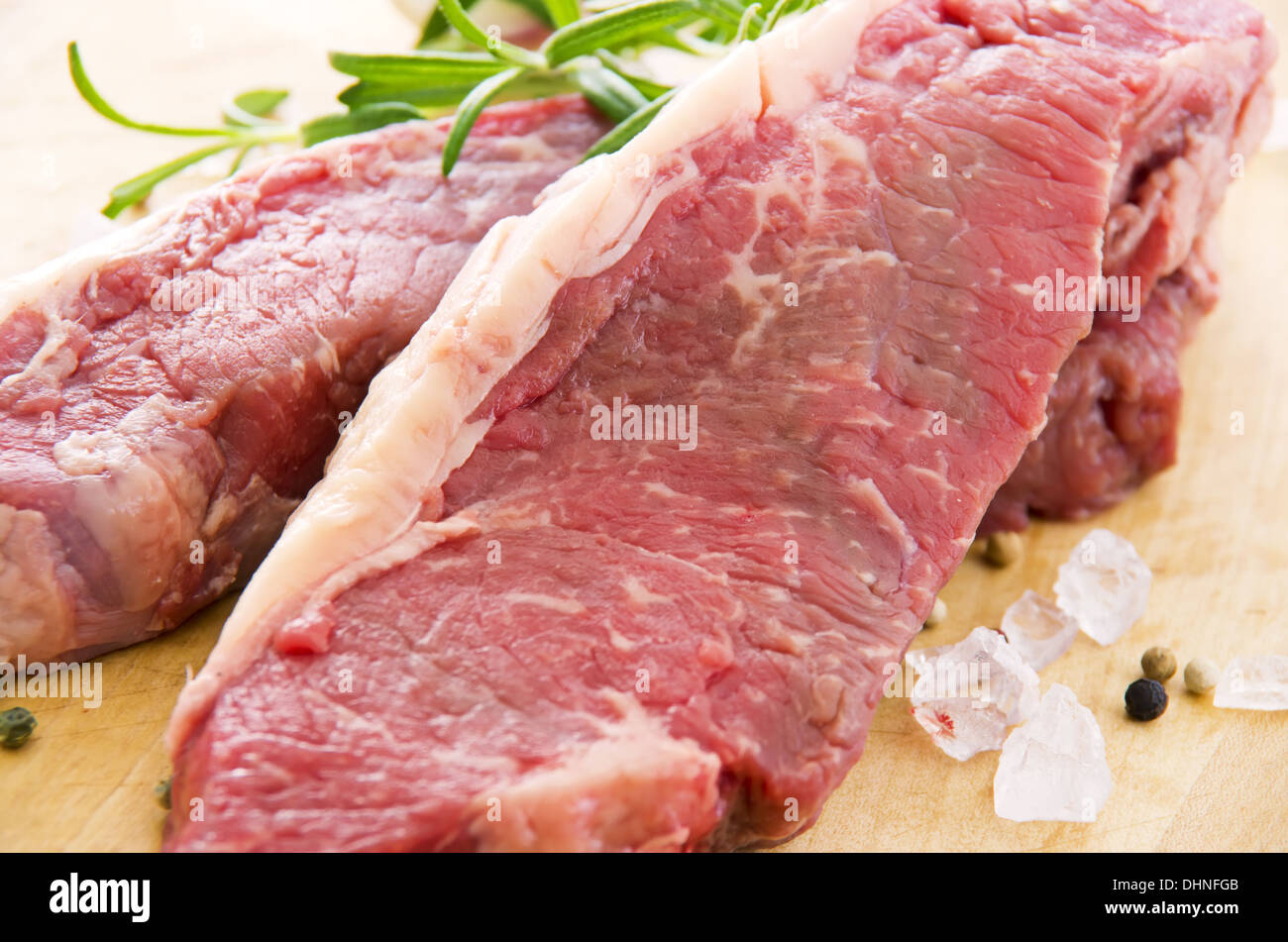 beef steaks as close up Stock Photo - Alamy