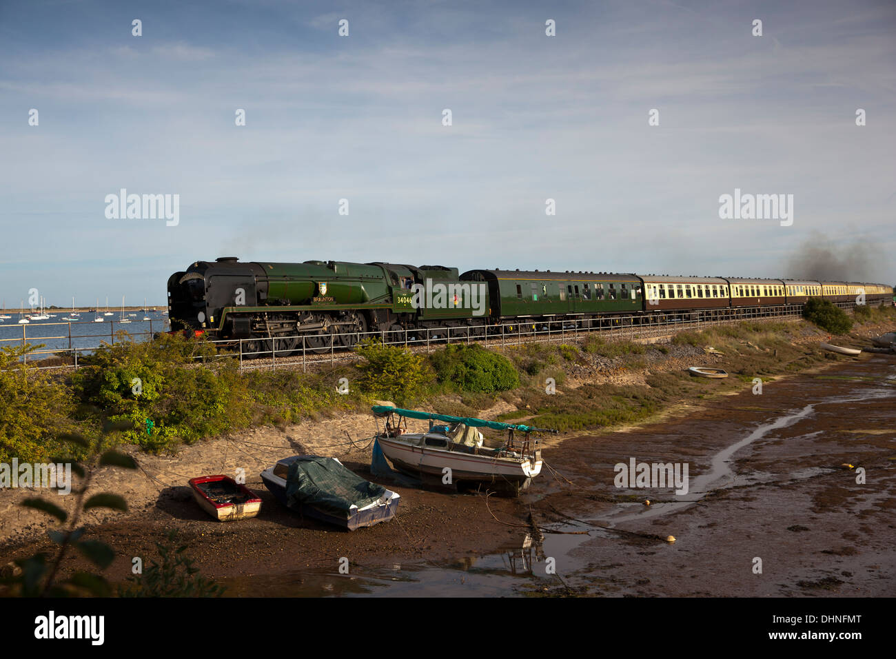 The Torbay Express, Braunton 34046, Steaming Through Cockwood Stock ...